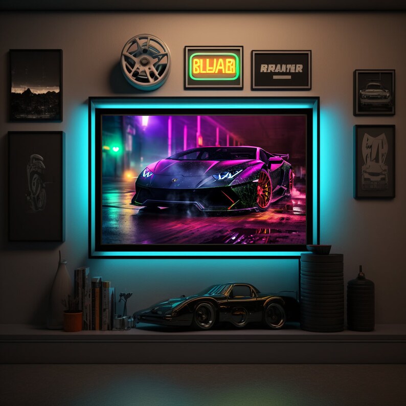PRINTABLE Black Lamborghini V2 | Lamborghini Poster | Lambo Prints ...