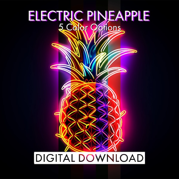 Pineapple Poster - Etsy