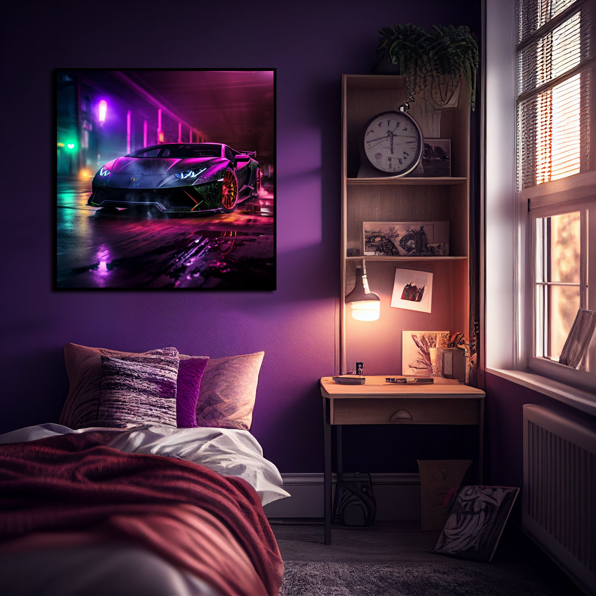 PRINTABLE Black Lamborghini V2 | Lamborghini Poster | Lambo Prints ...