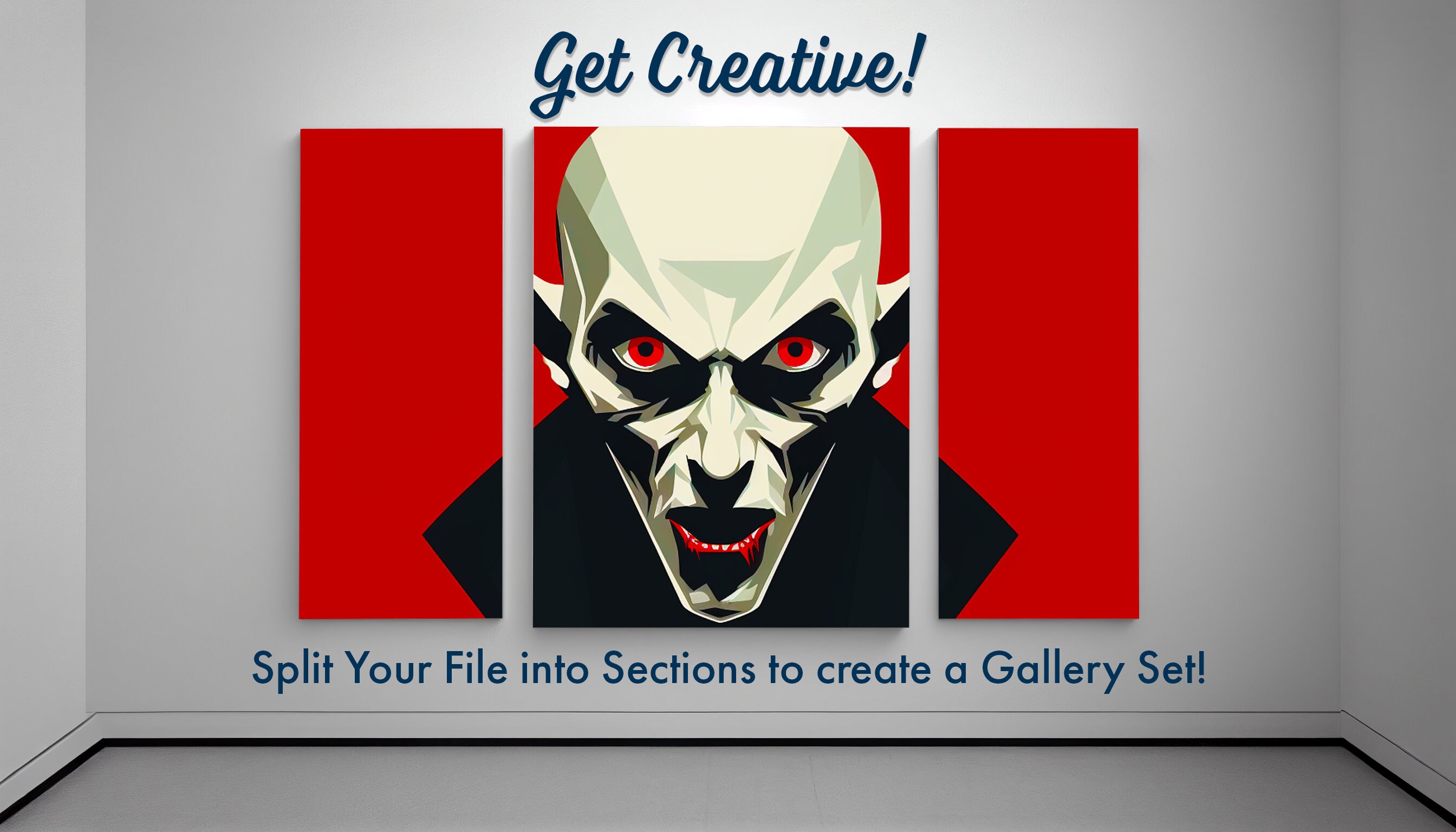 PRINTABLE Nosferatu Vampire Pop Art Halloween Art Vampire Wall Art ...