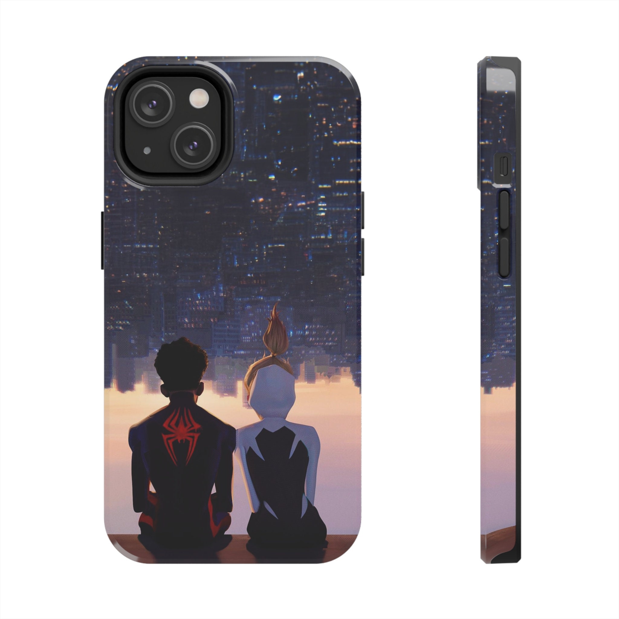 Miles Morales and Gwen Stacey Tough Phone Cases, Across the Spider ...