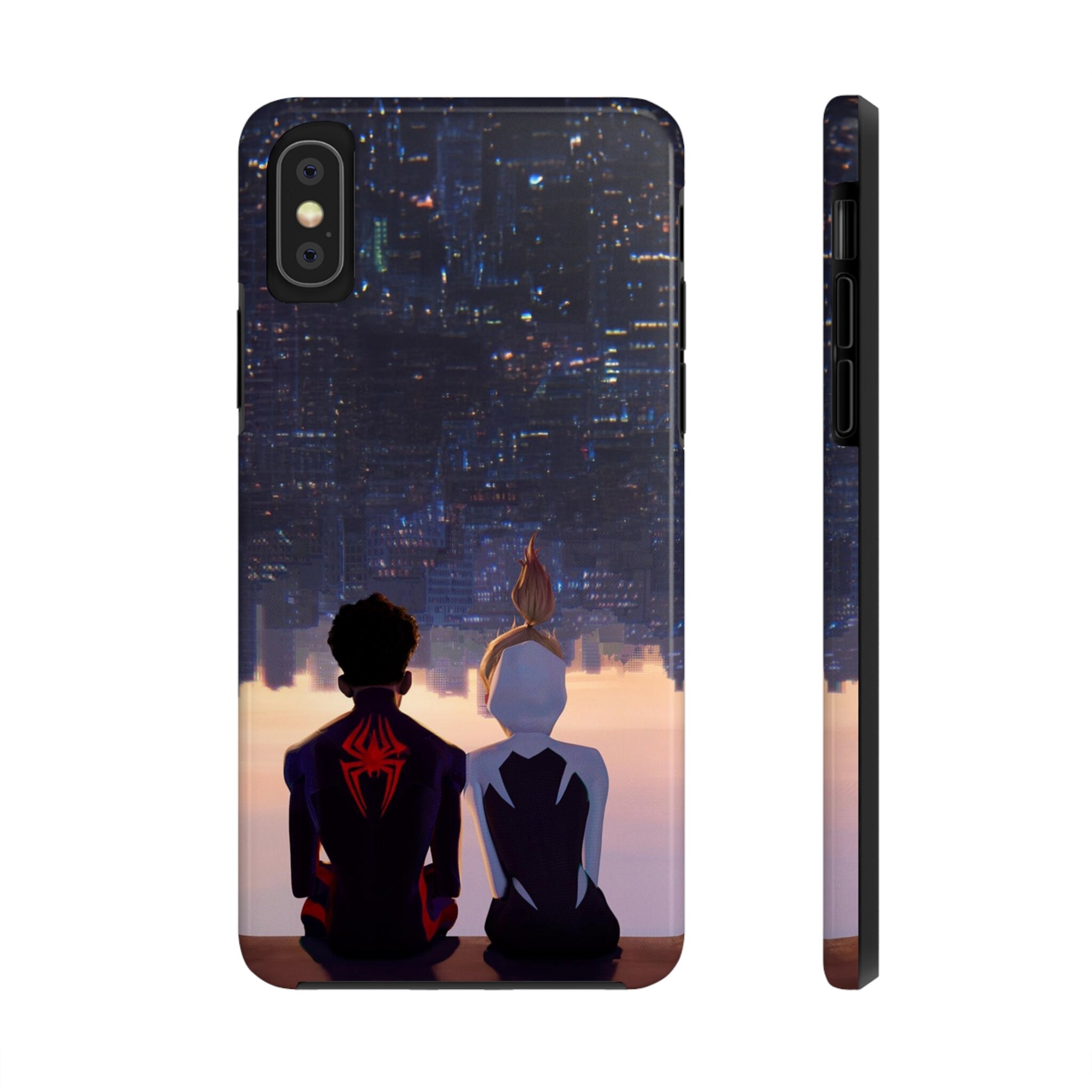 Miles Morales and Gwen Stacey Tough Phone Cases, Across the Spider ...