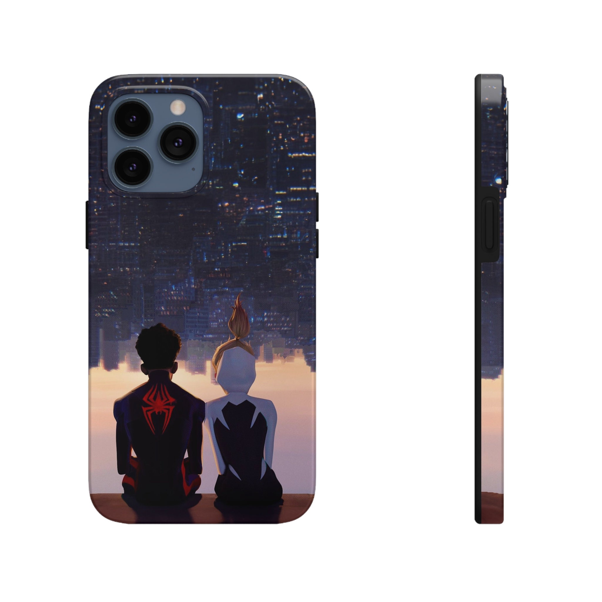 Miles Morales and Gwen Stacey Tough Phone Cases, Across the Spider ...