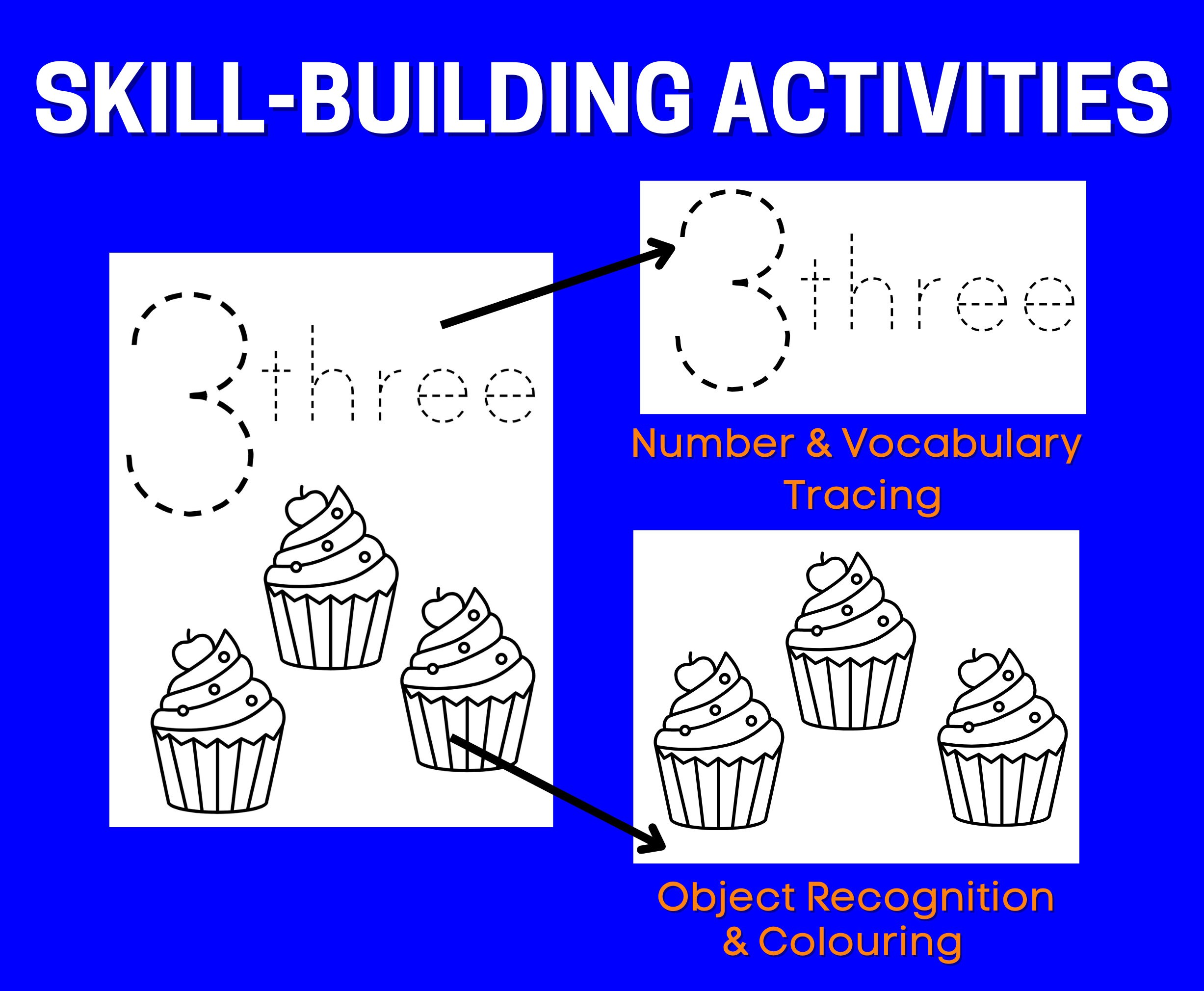 LETTER & ALPHABET Tracing and Colouring Activity Printable Worksheets ...