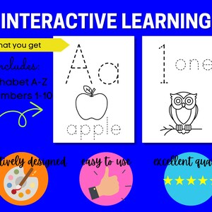 LETTER & ALPHABET Tracing and Colouring Activity Printable Worksheets ...