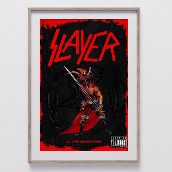 Slayer Poster - Etsy