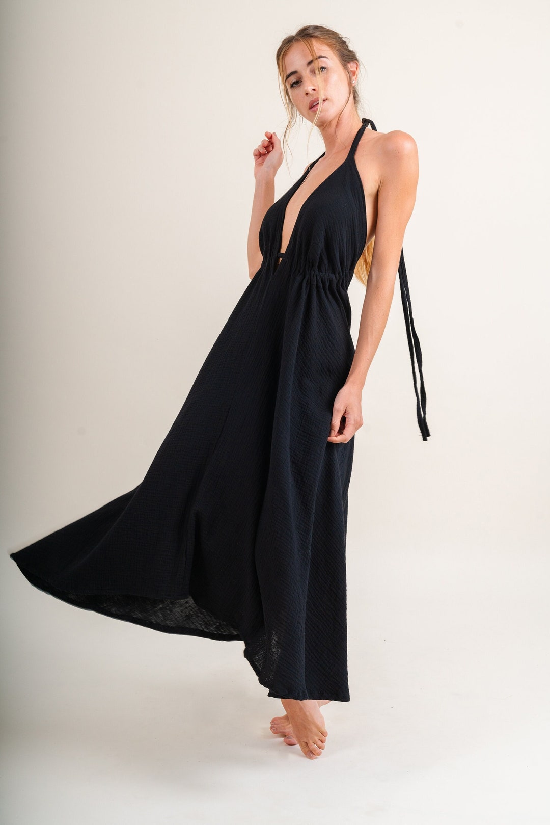 Tulum Dress, Greek Goddess Dress, Maxi Womens Summer Dresses Slit ...