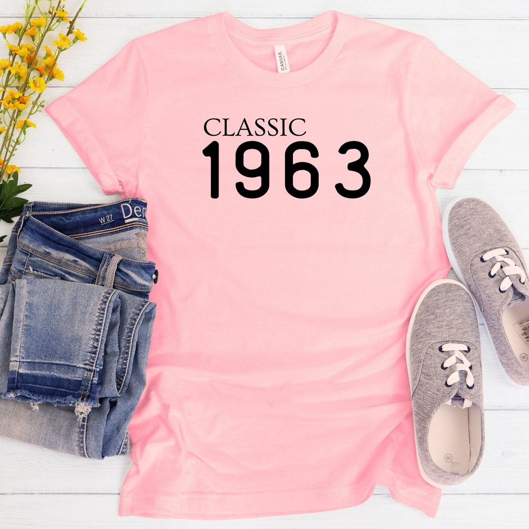 Classic 1963 Eco-friendly Shirt Vintage 1963 Shirt 60th - Etsy