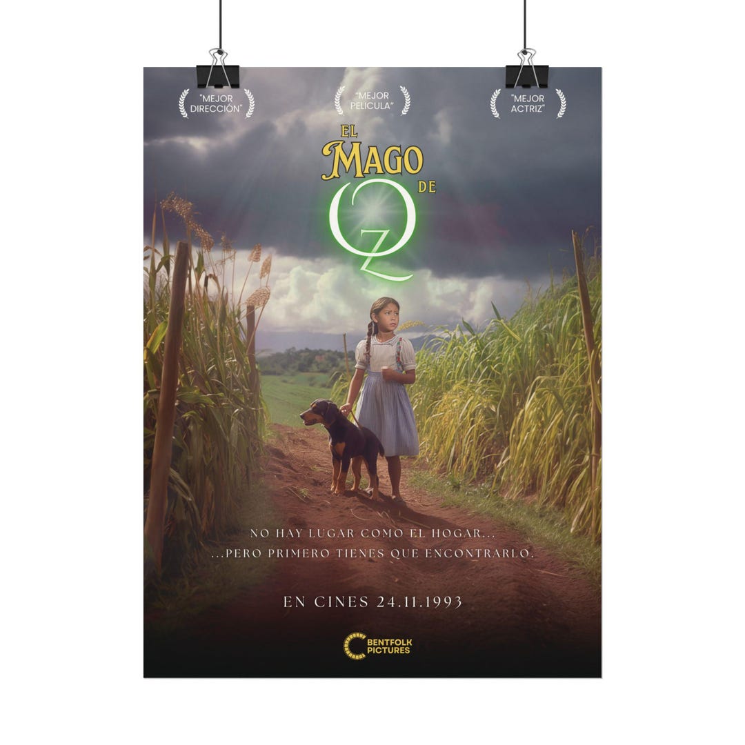 Wizard of Oz Movie Poster spanish-language, Latinx Design - Etsy
