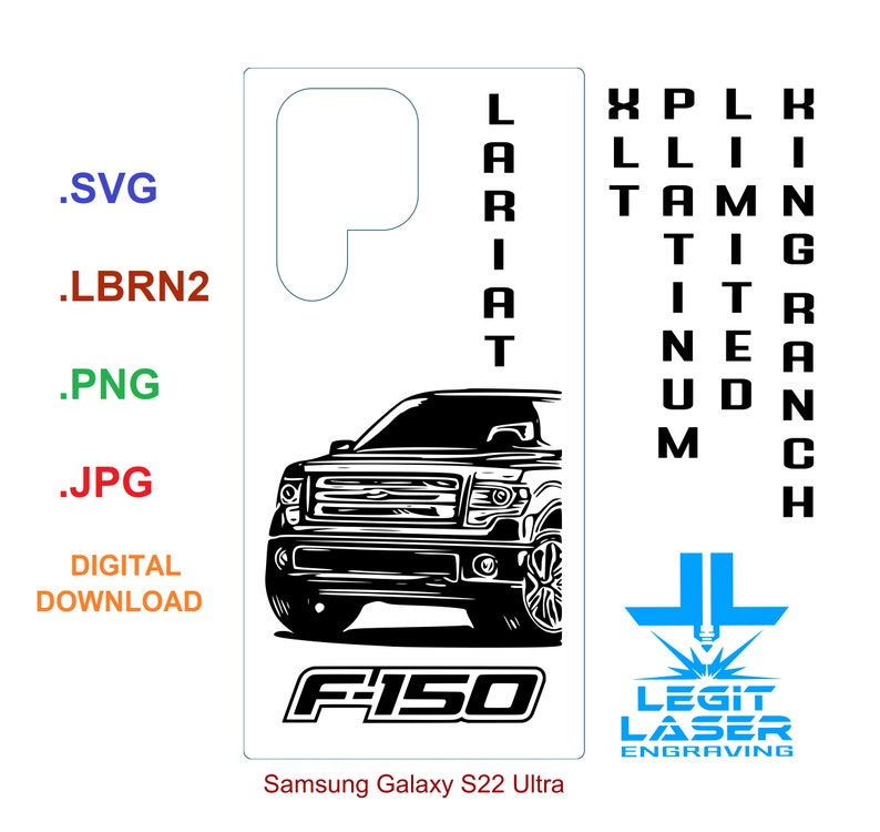 12th Gen F150 XLT Lariat Limited Platinum King Ranch Phone or Misc ...