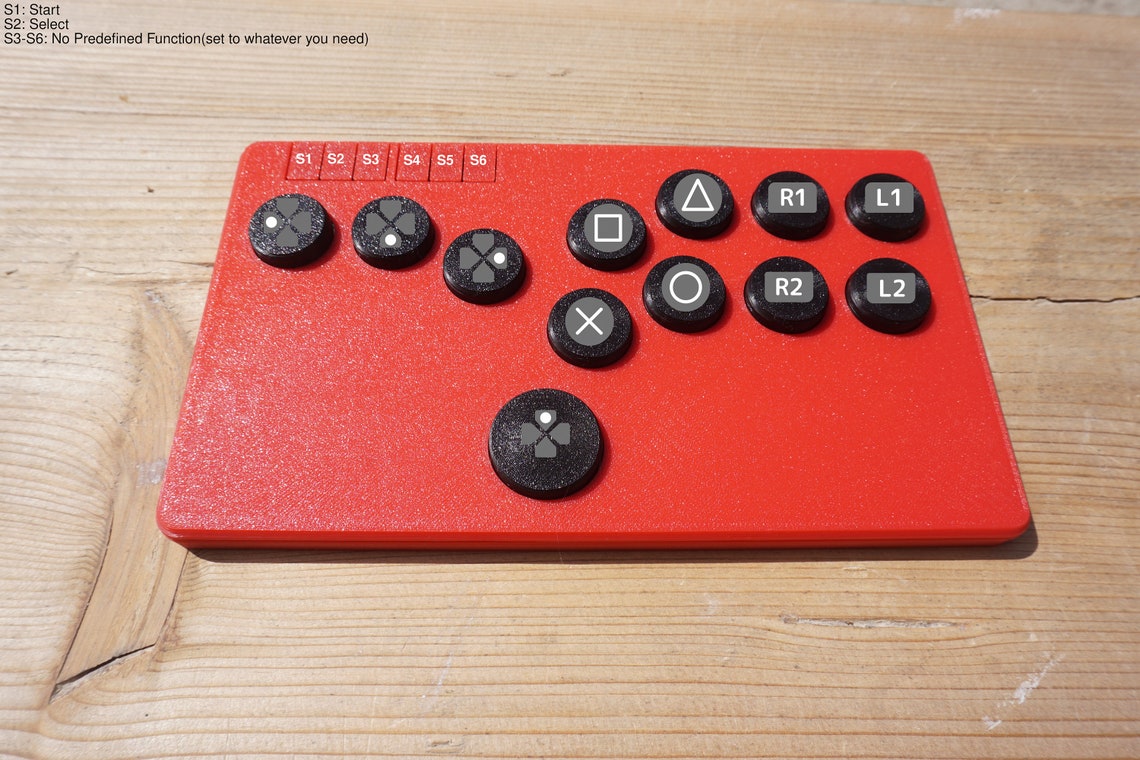 Hitbox Controller Flatbox Stickless Controller Leverless - Etsy