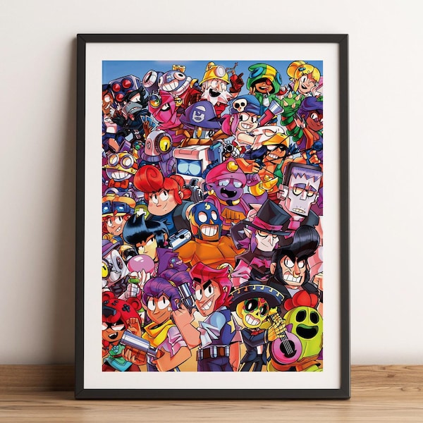 Brawl Stars Posters - Etsy