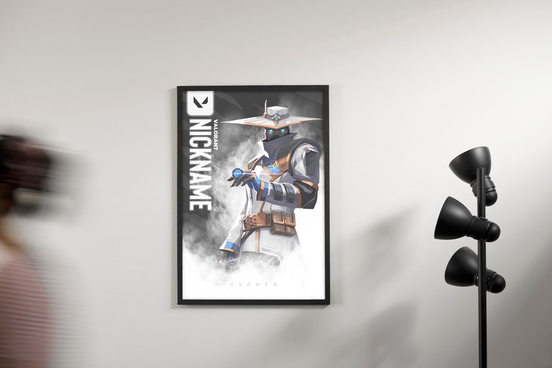 Cypher Poster Valorant Character Cypher Minimalist Poster - Etsy