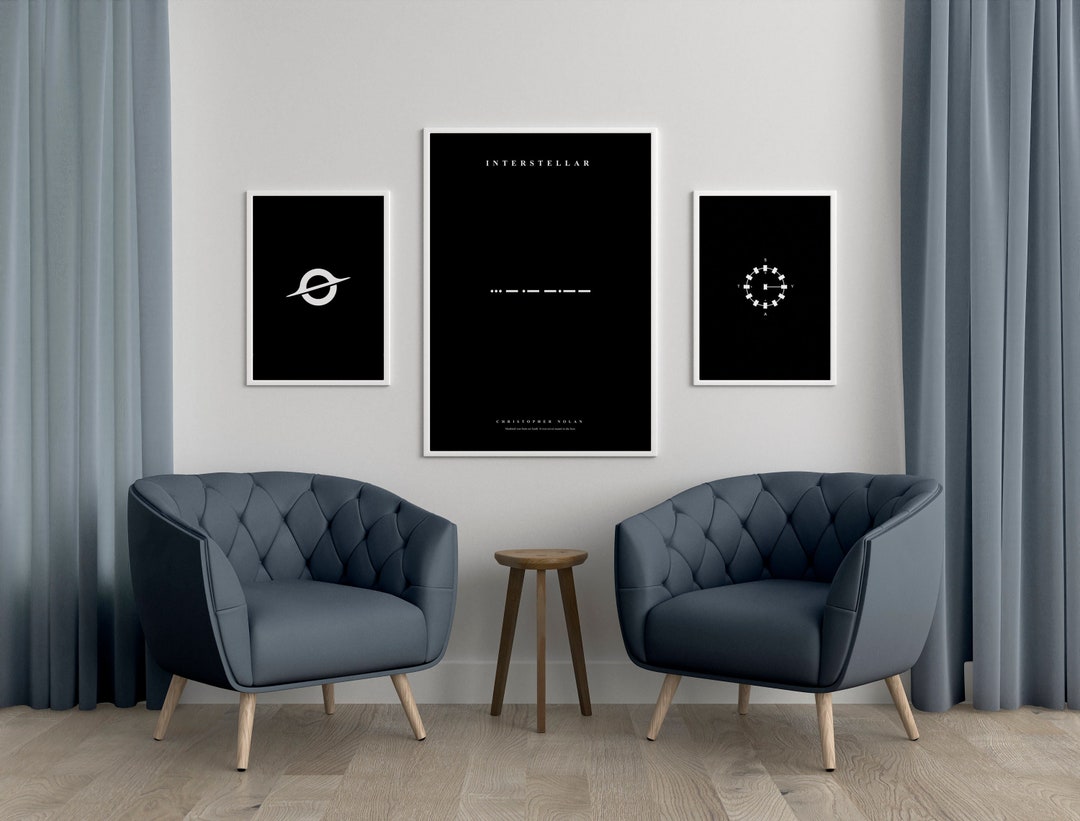 Interstellar Journey; Minimal Poster Series, Explore the Depths of ...