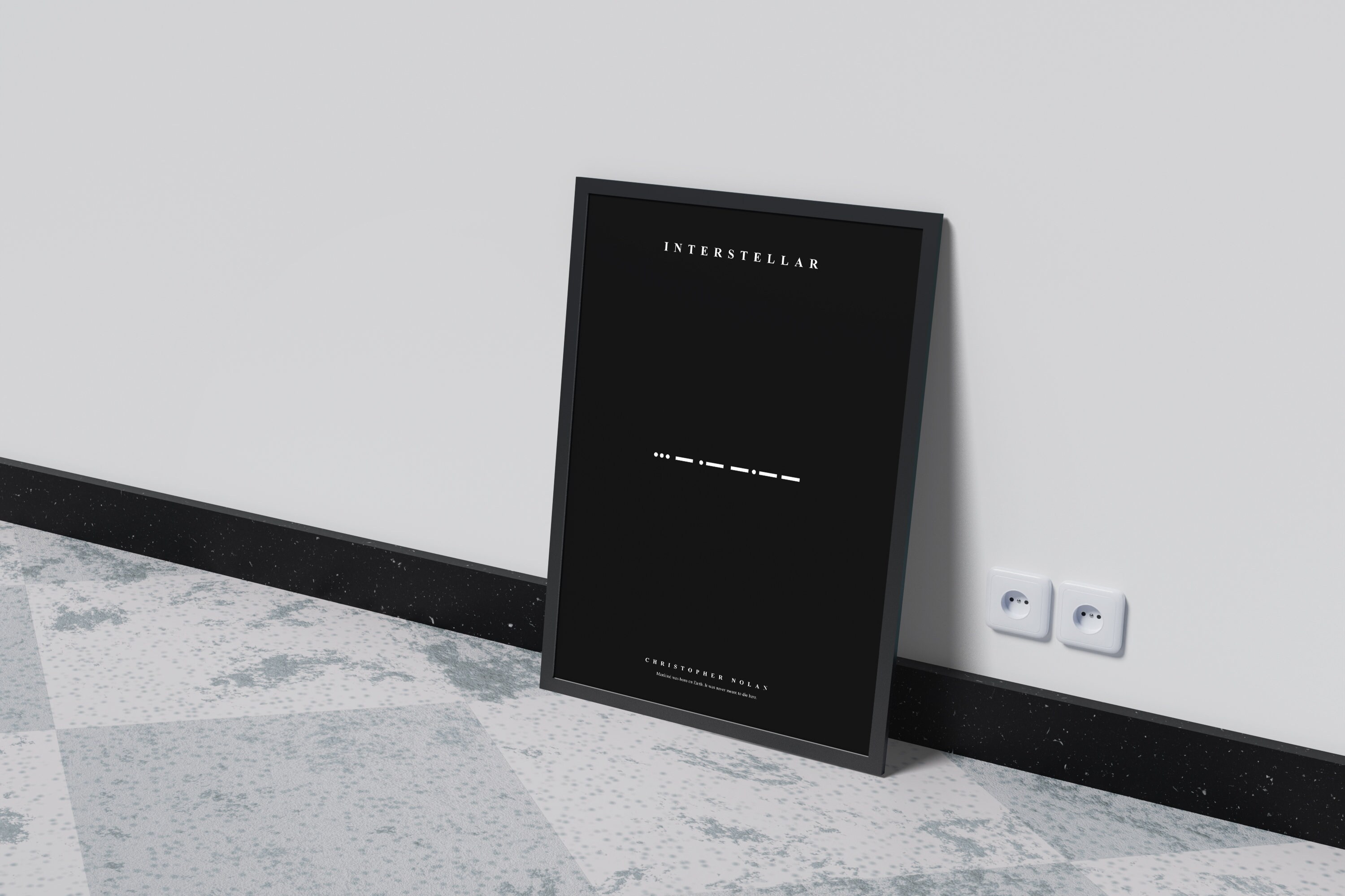 Interstellar Journey; Minimal Poster Series, Explore the Depths of ...