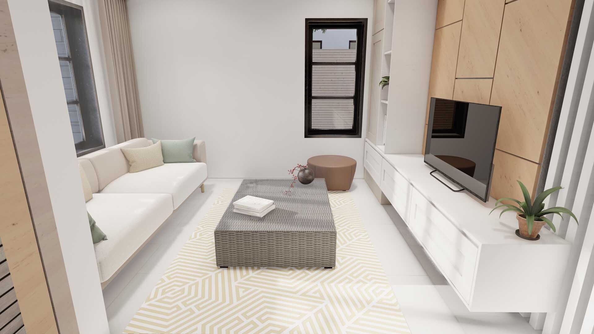 8x9 Meters Small House FLOORPLAN 1 Bedroom House Plan Modern Small ...