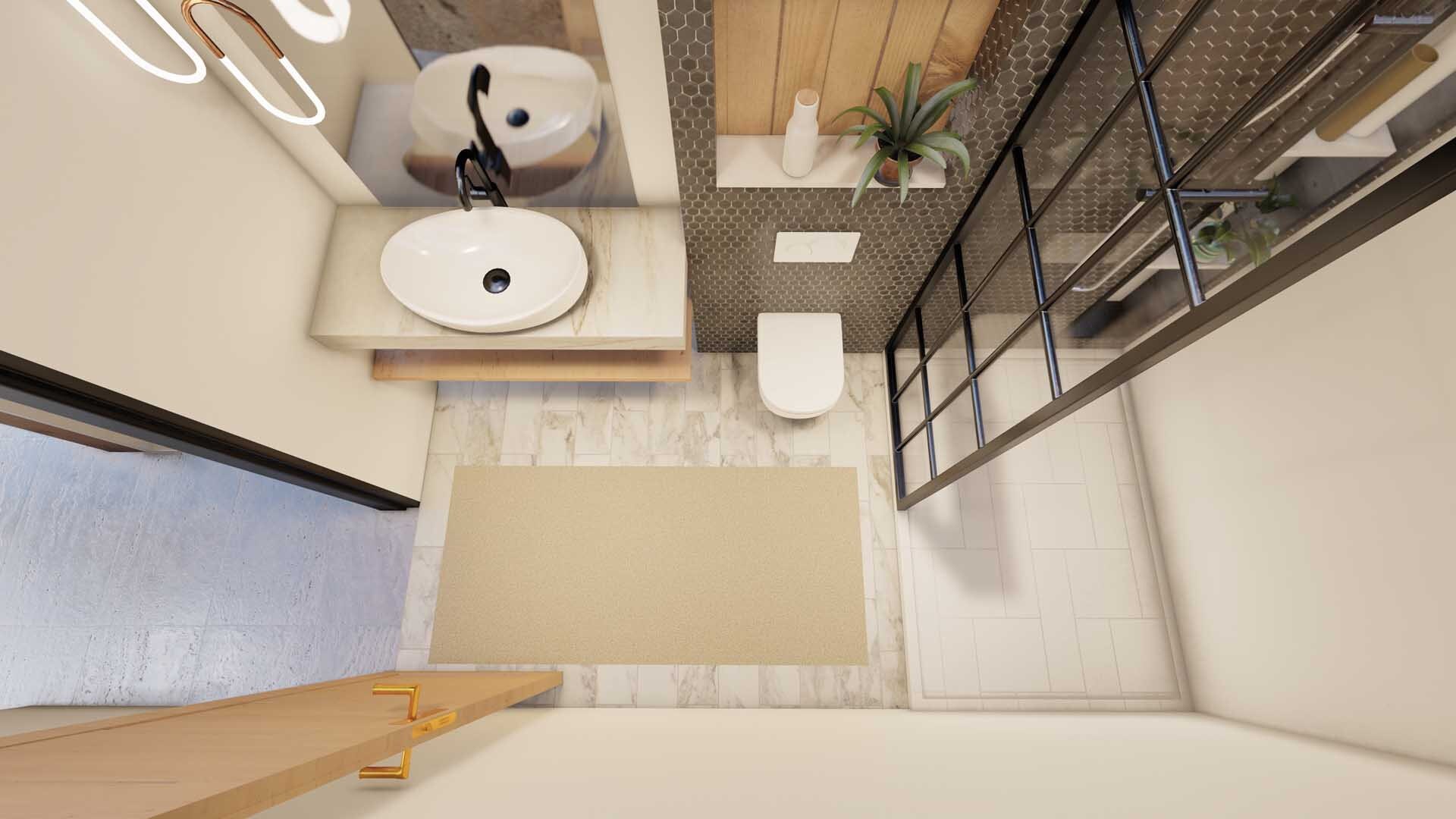 6x12 Meters Small House FLOORPLAN 1 Bedroom House Plan Modern Small ...