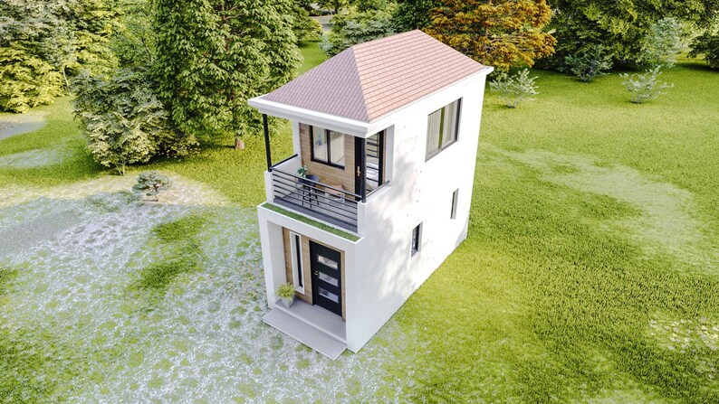 3x6 Meters Small House FLOORPLAN 1 Bedroom House Plan - Etsy Canada