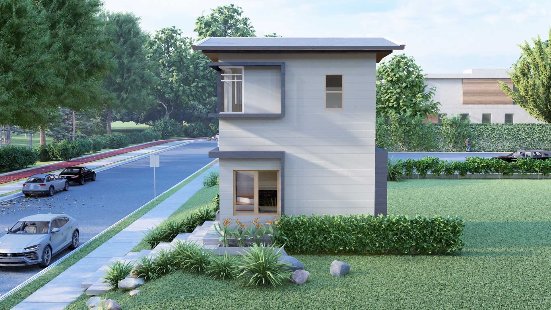 4x5 Meters Small House FLOORPLAN 1 Bedroom House Plan Modern Small ...