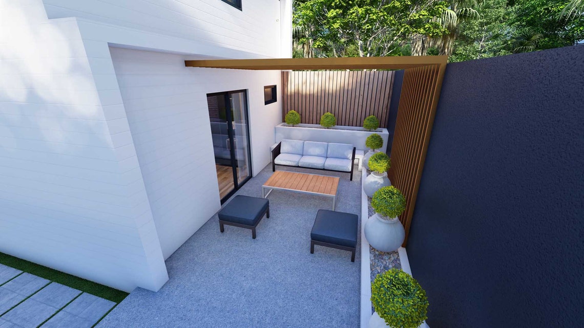 6x10 Meters House FLOORPLAN and ELEVATION 2 Bedroom House Plan Modern ...