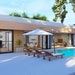 6x16 Meters Modern House FLOORPLAN 2 Bedrooms House Plan Modern Small ...