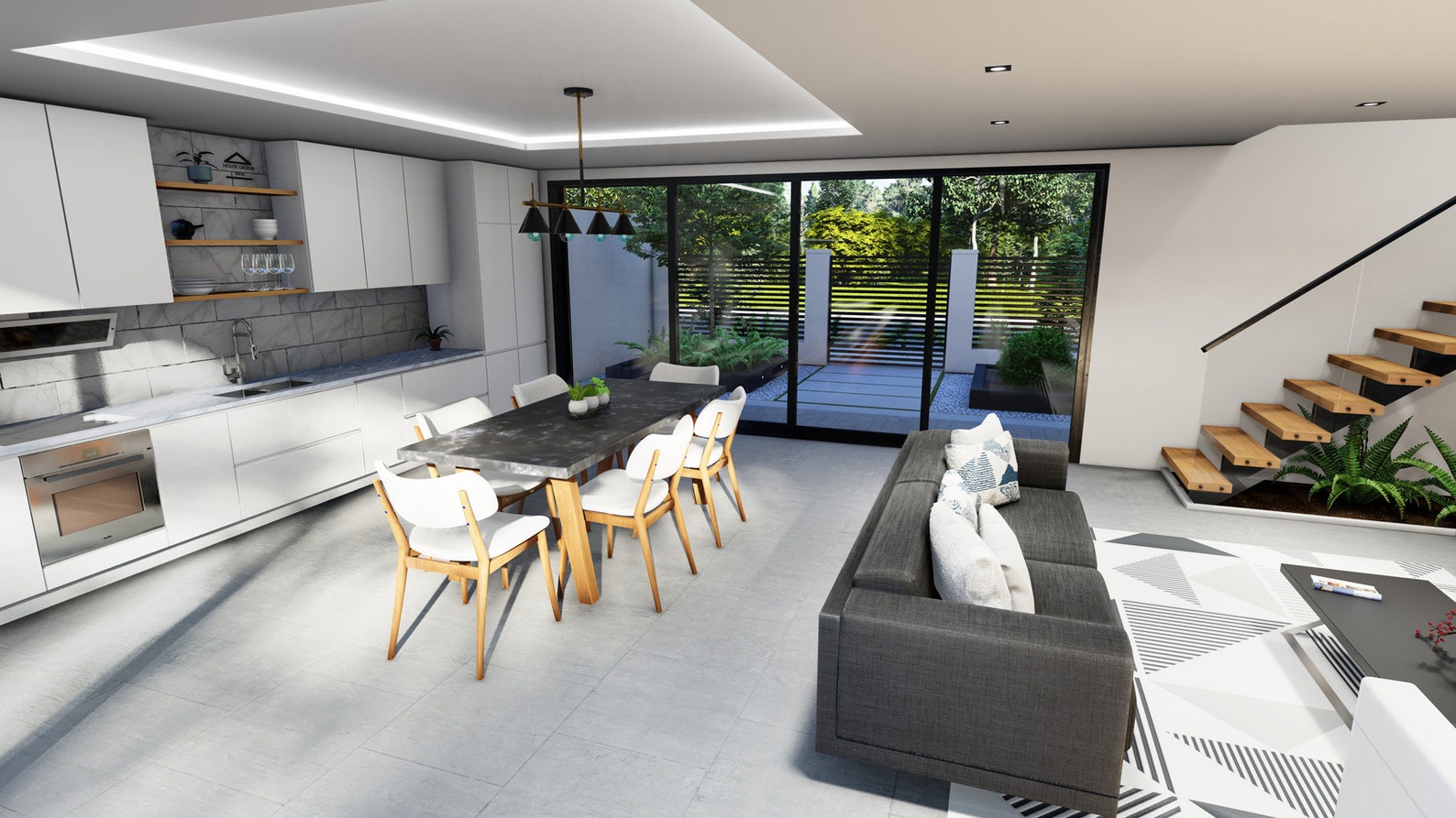 6x12 Meters Small House FLOORPLAN 3 Bedrooms House Plan Modern Small ...