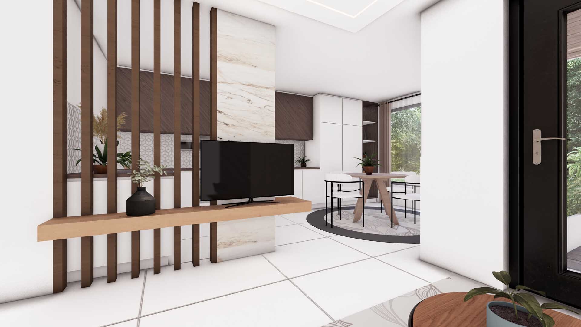 7x9 Meters Cabin House FLOORPLAN 2 Bedrooms House Plan Tiny House 1 ...