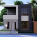 7x9 Meters Small House FLOORPLAN 3 Bedroom House Plan Modern Small ...