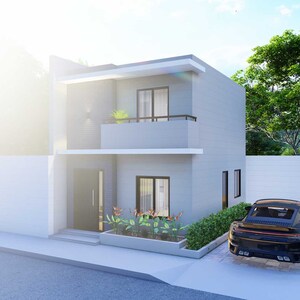 5x6 Meters Small House FLOORPLAN 2 Bedroom House Plan Modern Small ...