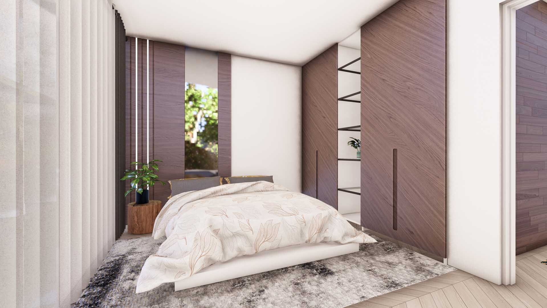 7x9 Meters Cabin House FLOORPLAN 2 Bedroom House Plan Tiny House 1 ...