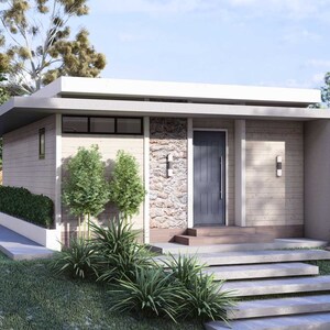 Tiny 6x8 Meters House FLOORPLAN 1 Bedroom House Plan Modern Small House ...