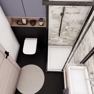 4x8 Meters Small House FLOORPLAN 1 Bedroom House Plan Modern Small ...