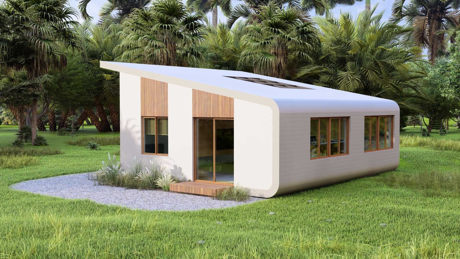 7x9 Meters Cabin House FLOORPLAN 2 Bedroom House Plan Tiny House 1 ...