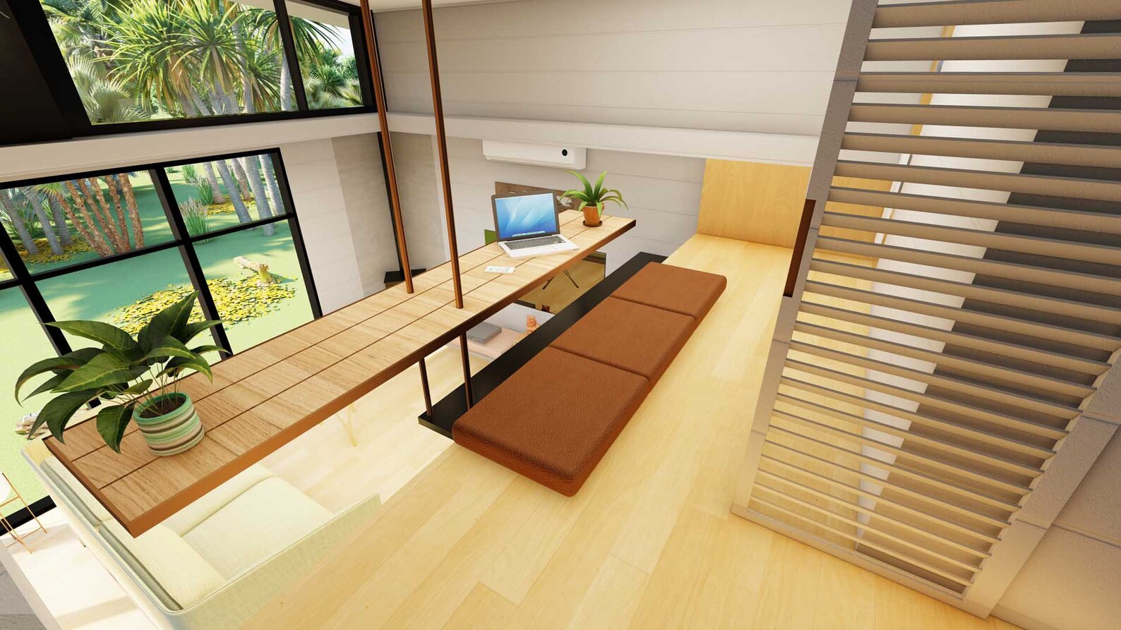 4x10 Meters Tiny House FLOORPLAN 1 Bedroom House Plan Modern Small ...