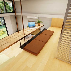 4x10 Meters Tiny House FLOORPLAN 1 Bedroom House Plan Modern Small ...