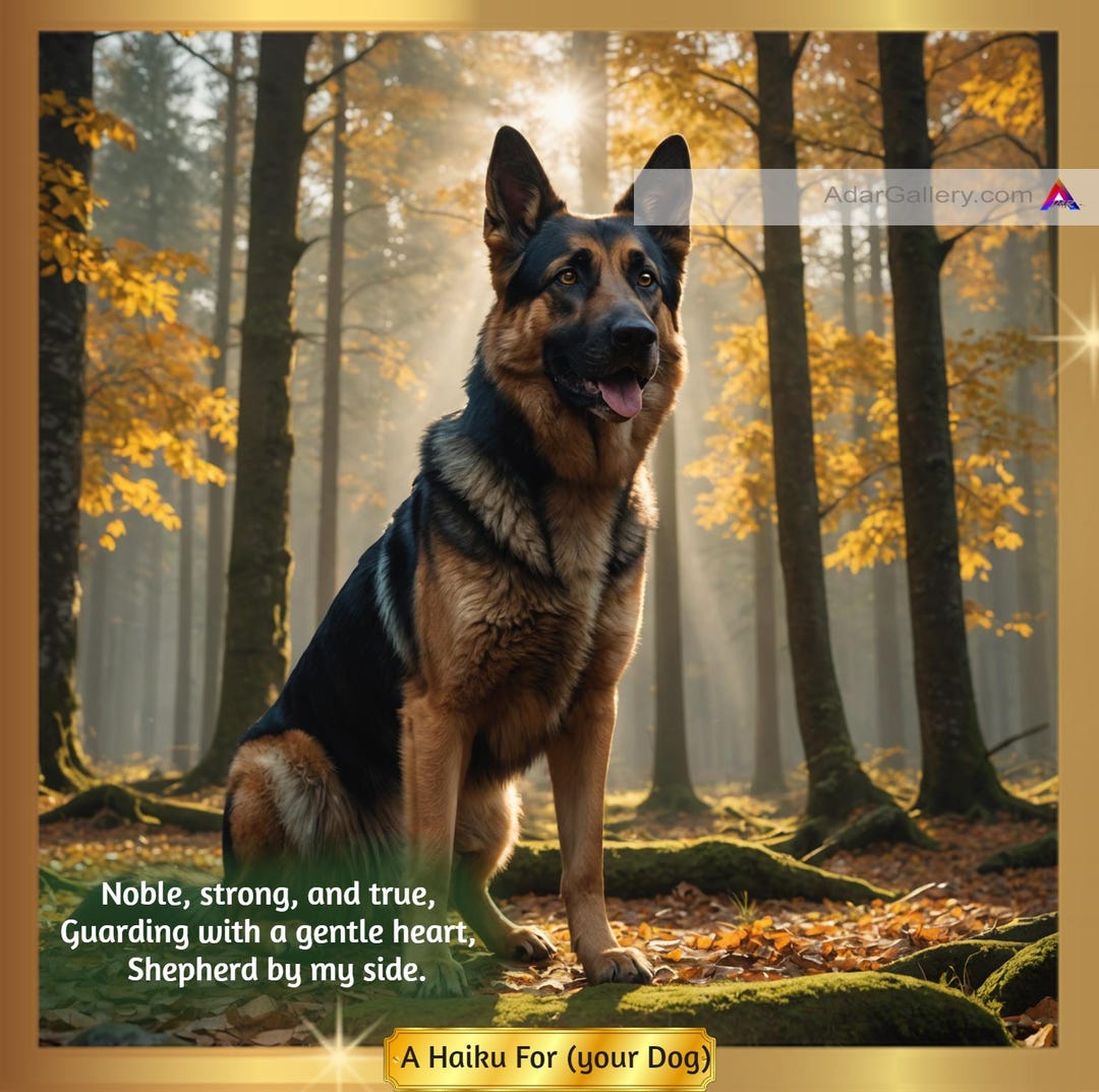 Haiku Dog Poem Refrigerator Magnet Art Sticker Art Inspirational Haiku ...