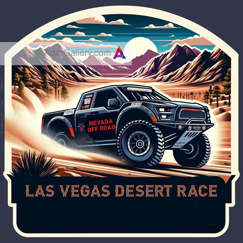 Off Road Desert Race: Trophy Truck Stickers | Truck Decals | off Road ...