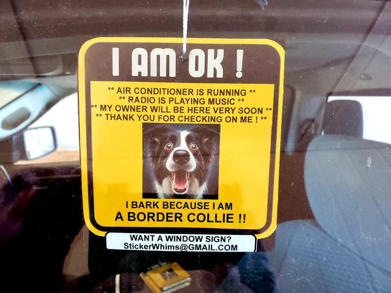 Custom Dog on Board OK Hanging Sign |use Your Pup Photo or Use Ours ...