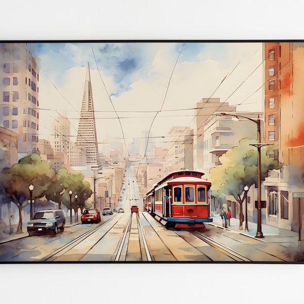 Cable Car Art - Etsy