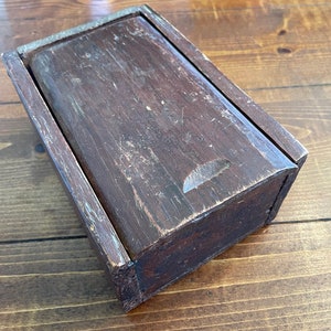 Primitive Red Milk Wash Box - Etsy