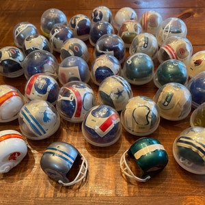 Antique Collection of NFL Mini Helmets, NOS, Chiefs, 49ers, Giants ...