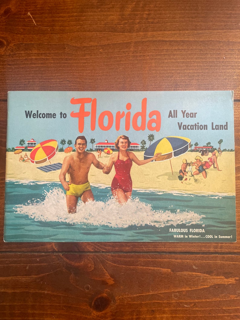 Vintage Florida Tourism Brochure - Etsy