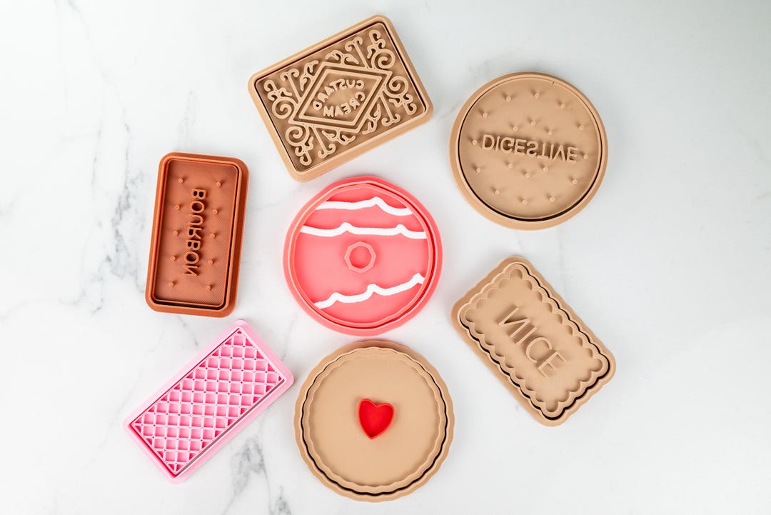 British Biscuit Cutter Set: 3D Printed Cookie Molds - Etsy UK