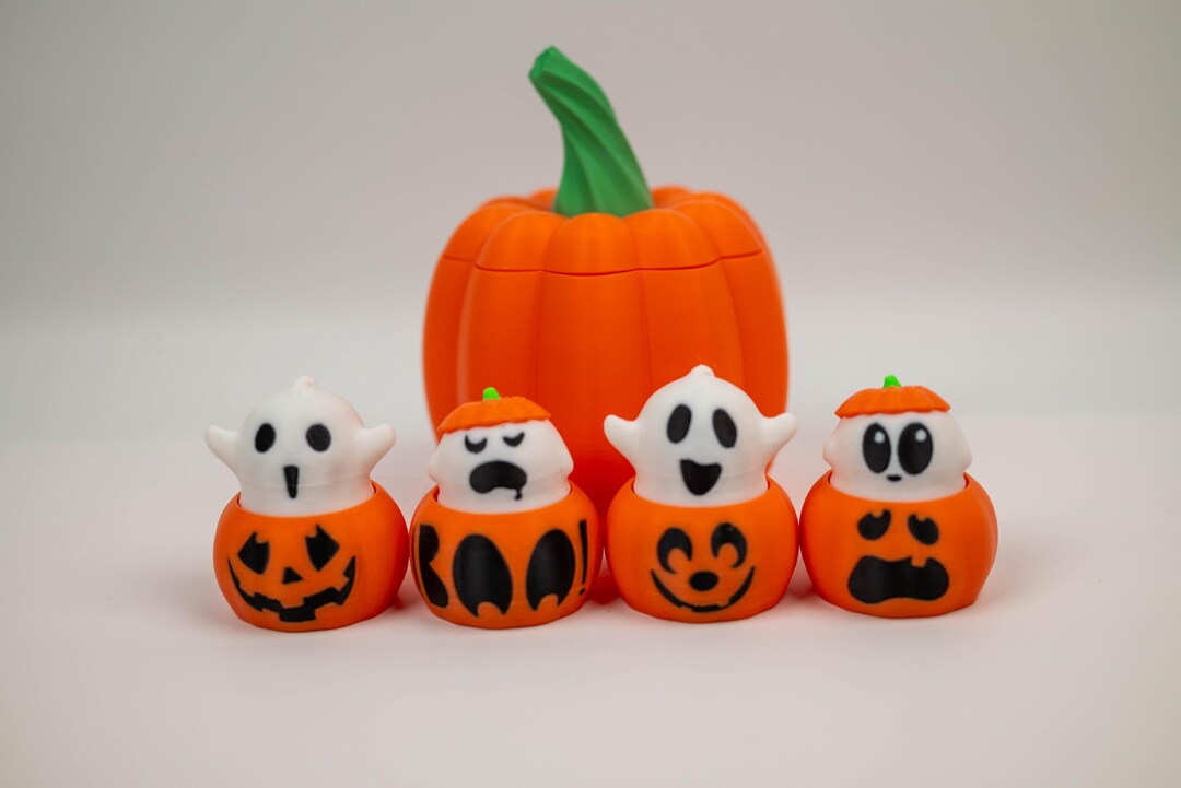 Halloween Pumpkin Keycap Fidget Mystery Box Pumpkin Toy Set Custom ...