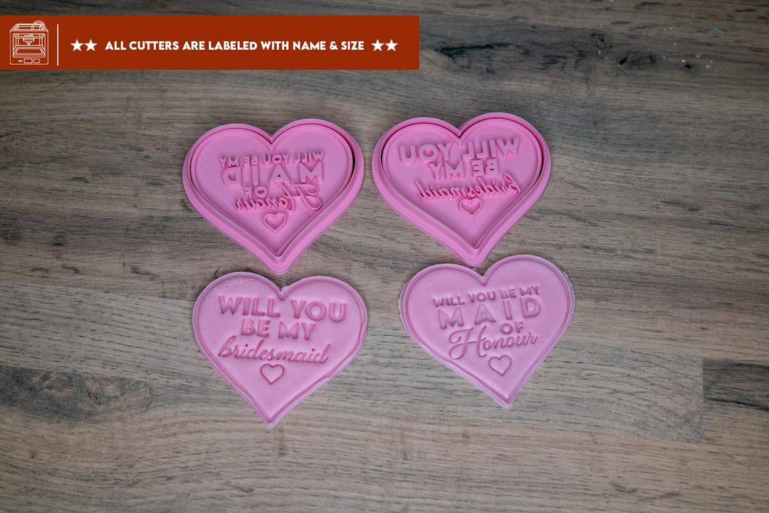 Will You Be My Bridesmaid / Maid of Honor Cookie Stamp – Wedding ...