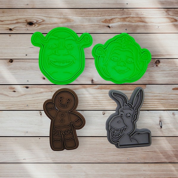 Shrek Gingerbread Cookies - Etsy UK