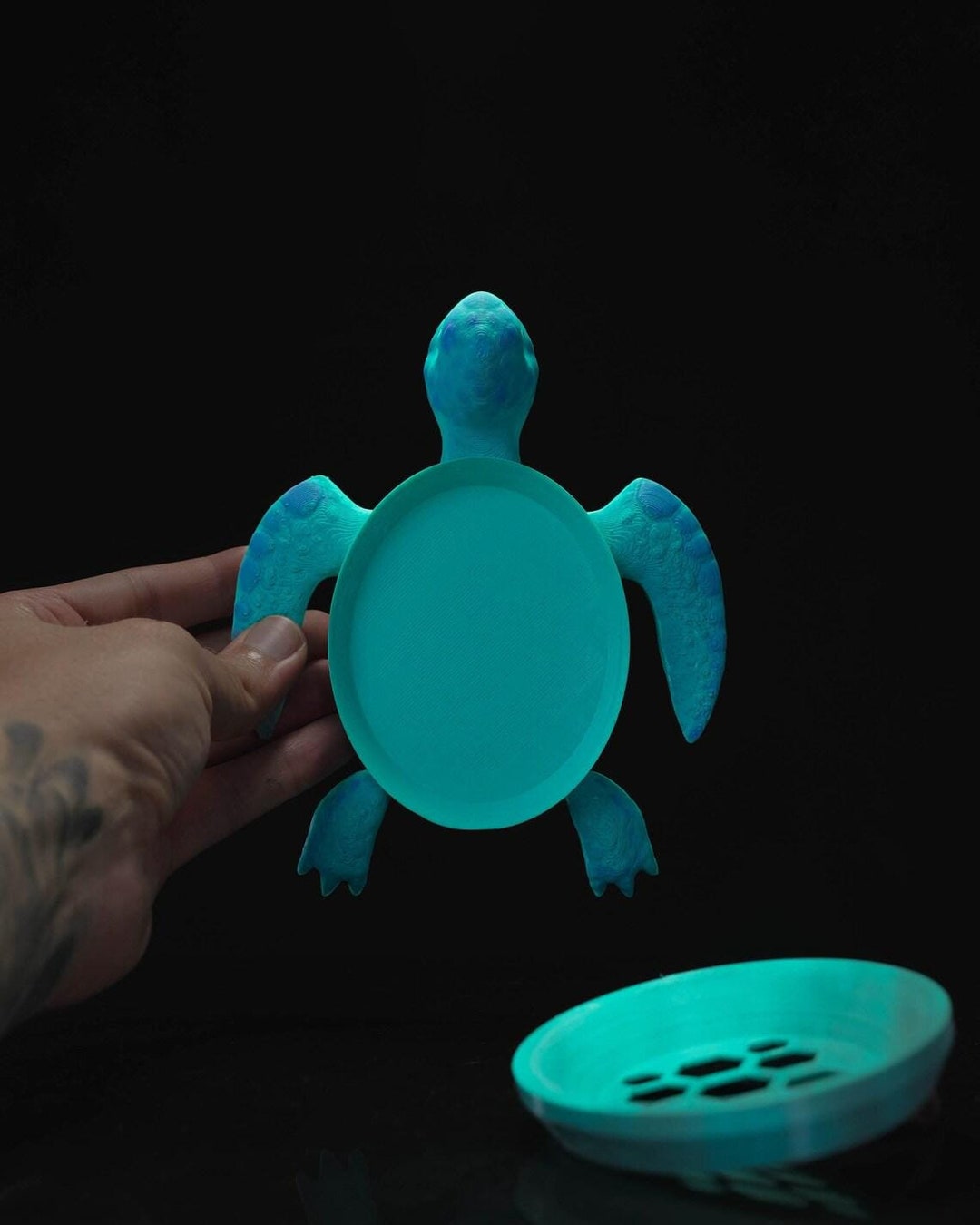 3d-printed Turtle Soap Dish: Artisan Soap Holder, Bathroom Organizer - Etsy
