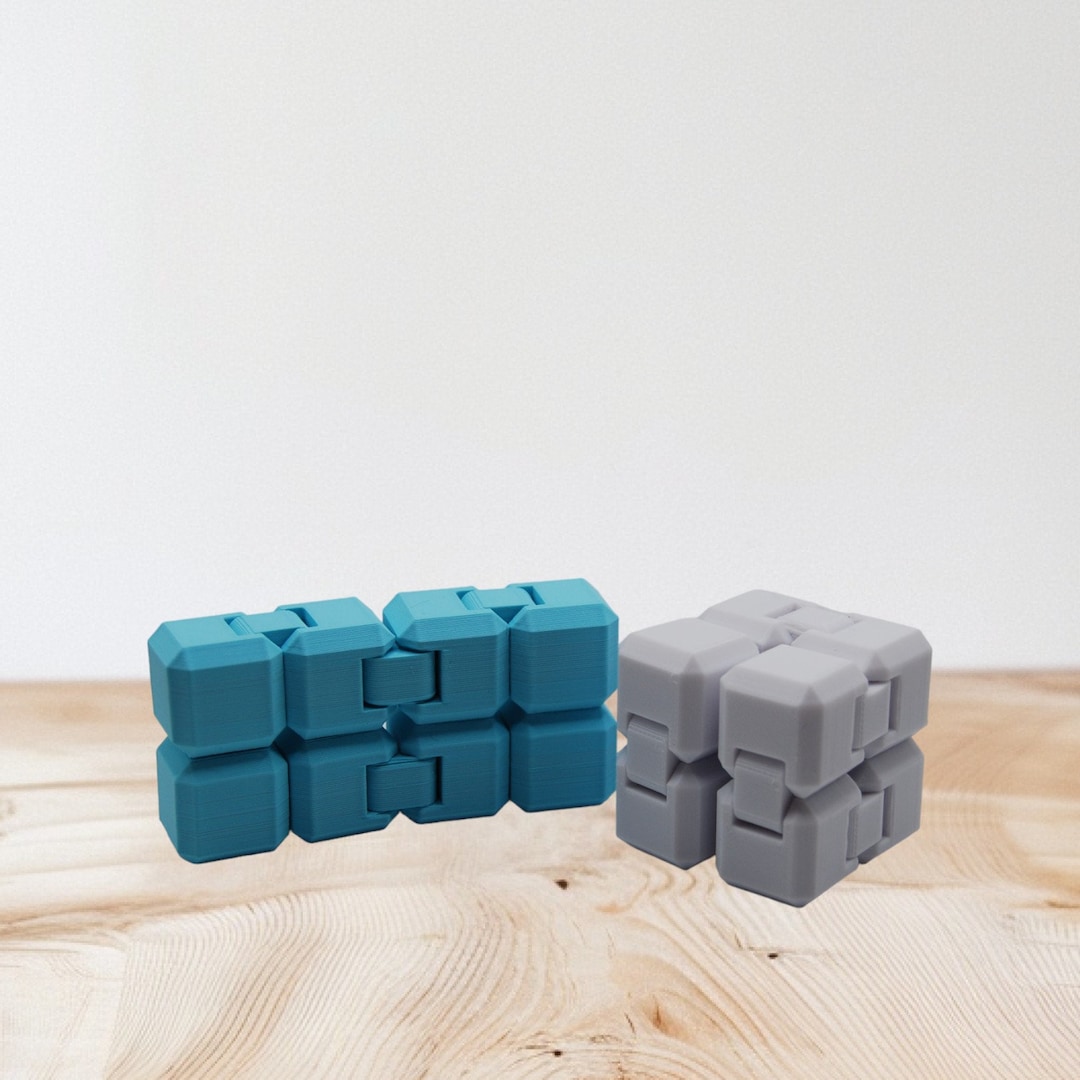 Infinity Cube Fidget Toy – Flexible Fidget Toy, Stim Toy, 3D Printed ...