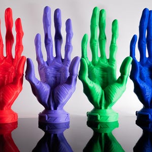 Unique 3D Print 6 Finger Alien Hand Controller Stand, Custom 3D Printed ...