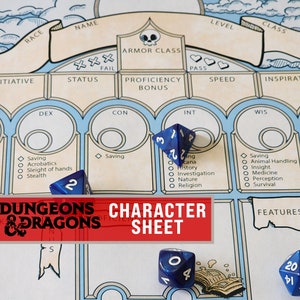 Dnd Character Sheet - Simple Campaign 5th Edition - Etsy